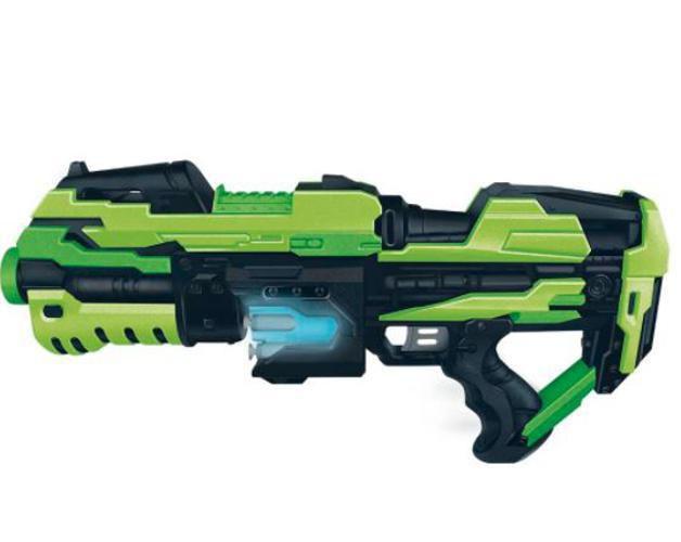 Lançador Super Shot Power Flash Verde - Dm Toys - Lançadores de Dardos ...