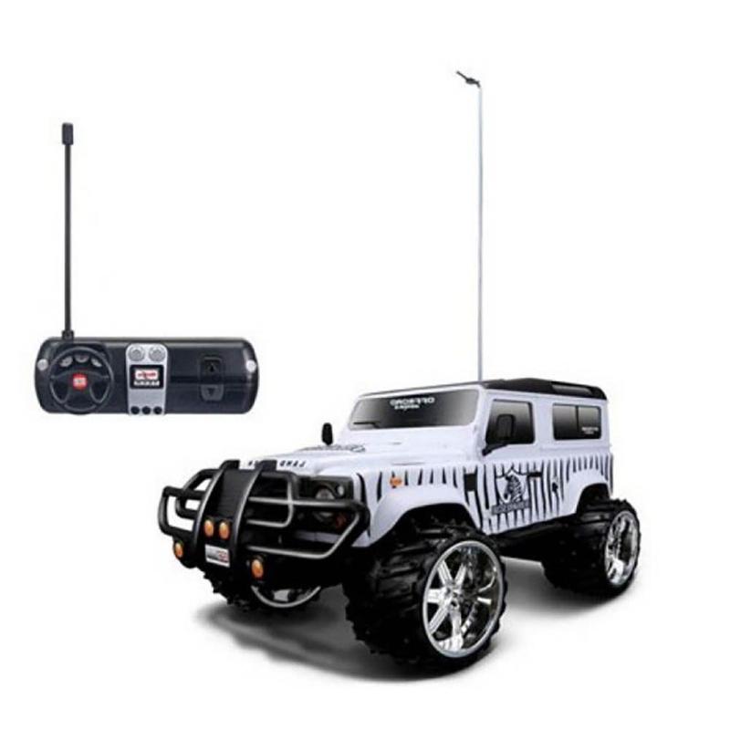 Land Rover Defender Controle Remoto 28cm -1:16 Off Road Séries Maisto ...