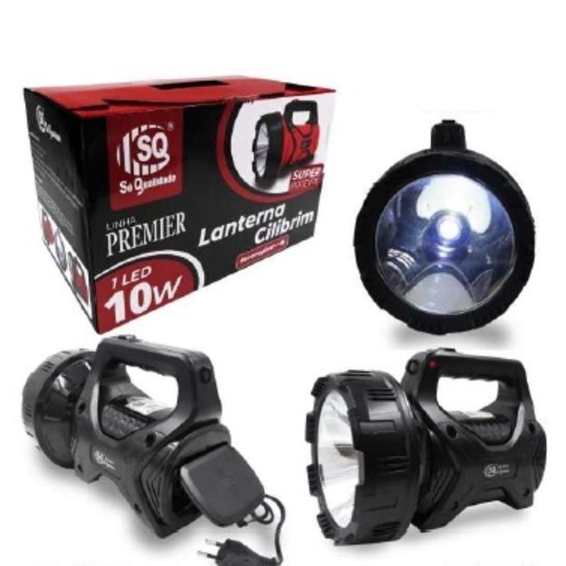 Lanterna holofote alcance 2km 2000 metros potente led cilibrim tocha de ...