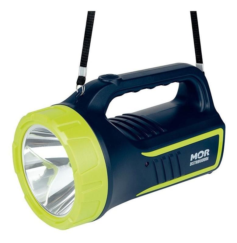 Lanterna Holofote Power Led 265 Lúmens Recarregável Mor - Lanterna ...