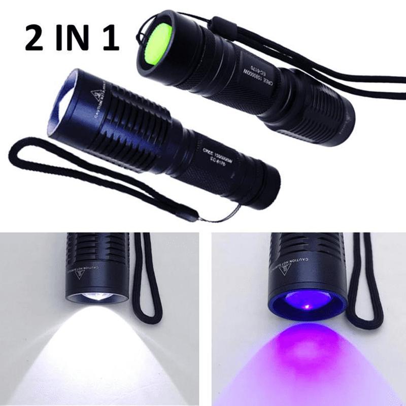 Lanterna LED Luz Negra (uv) Ou Luz Branca Potente - EC6170 - Ecooda ...