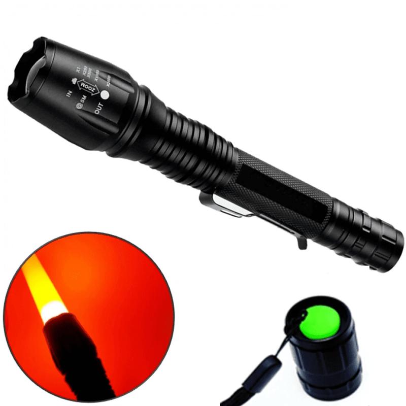 Lanterna LED T6 Sinalizador Alta Intensidade High Light Torch 128000W ...