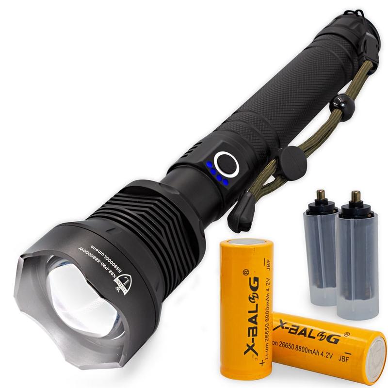 Lanterna Tática LED Super Potente Farol Alcance 1000 Metros Alumínio ...