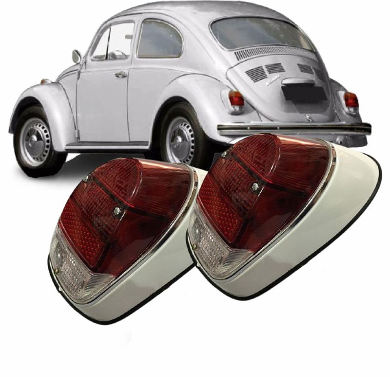 Lanterna Traseira Fusca Fuscão 1300 1500 Bicolor 71 72 73 74 75 76 77 ...