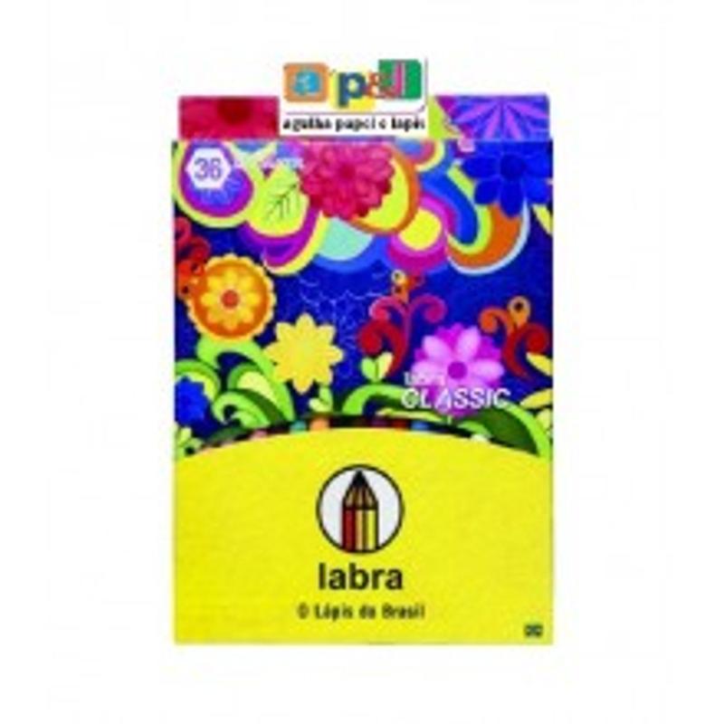 Lapis de cor labra classic sextavados 36 cores - Lápis de Cor ...
