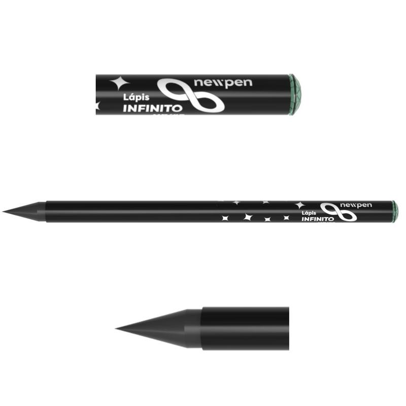 Lapis infinito hb2 black - edição diamante verde - newpen - Lápis ...