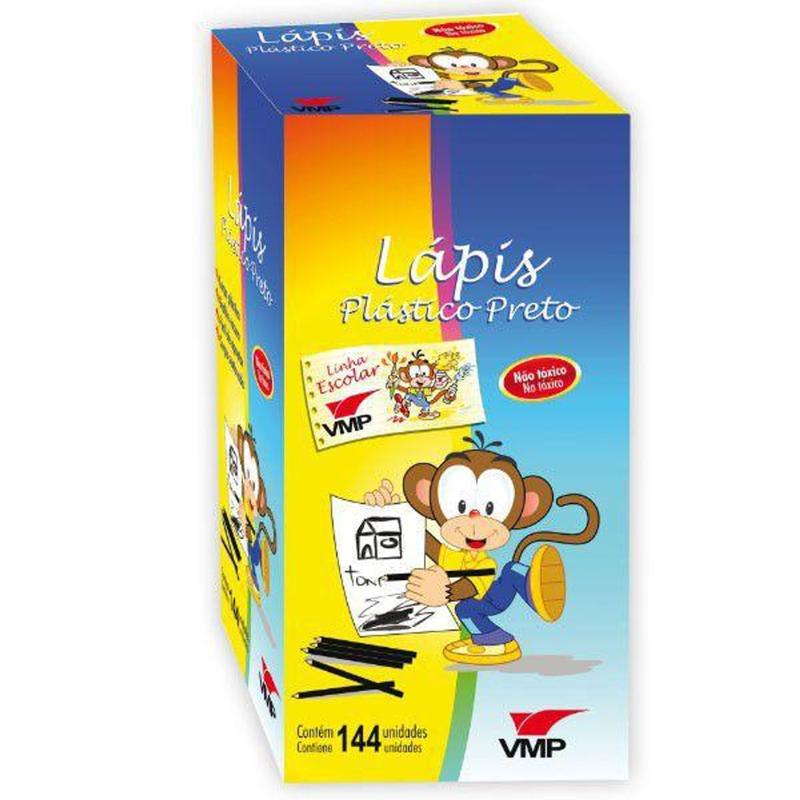 Lapis Preto Sextavado Linha Escolar HB CX com 144 - GNA - Lápis Grafite - Magazine Luiza