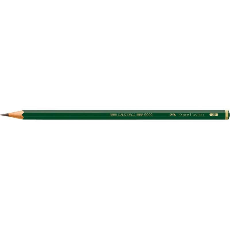 Lapis preto tecnico 9000 8b preto/macio faber-castell - Lápis Grafite ...