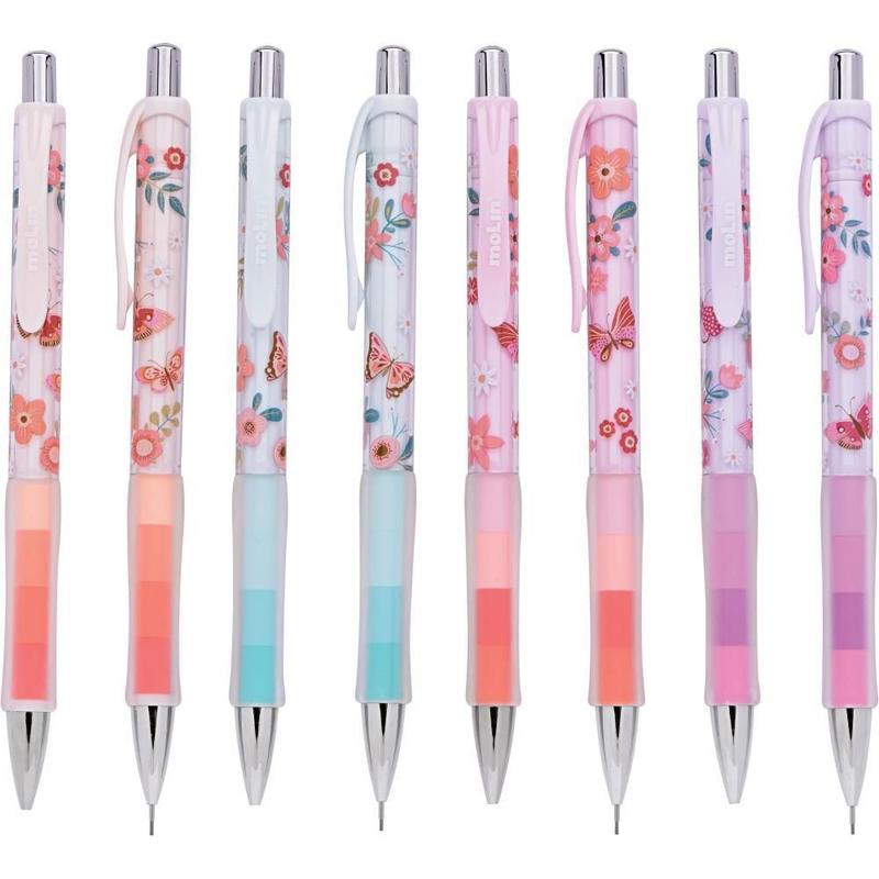 Lapiseira 0.7MM Borboletas 4MODELOS - Molin - Lapiseira - Magazine Luiza