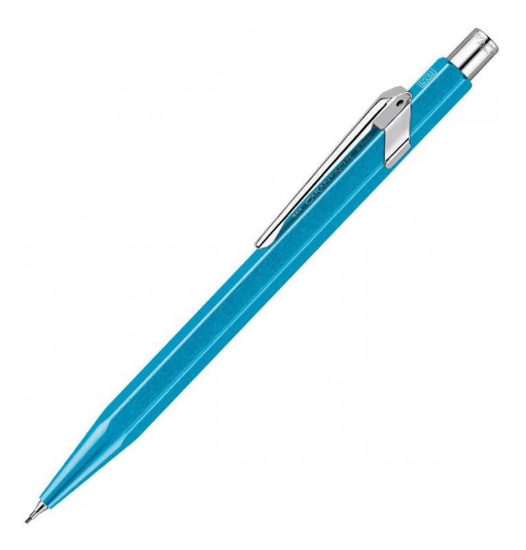 Lapiseira Caran D'ache 0.7mm Azul Turquesa Metalizado - Lapiseira ...