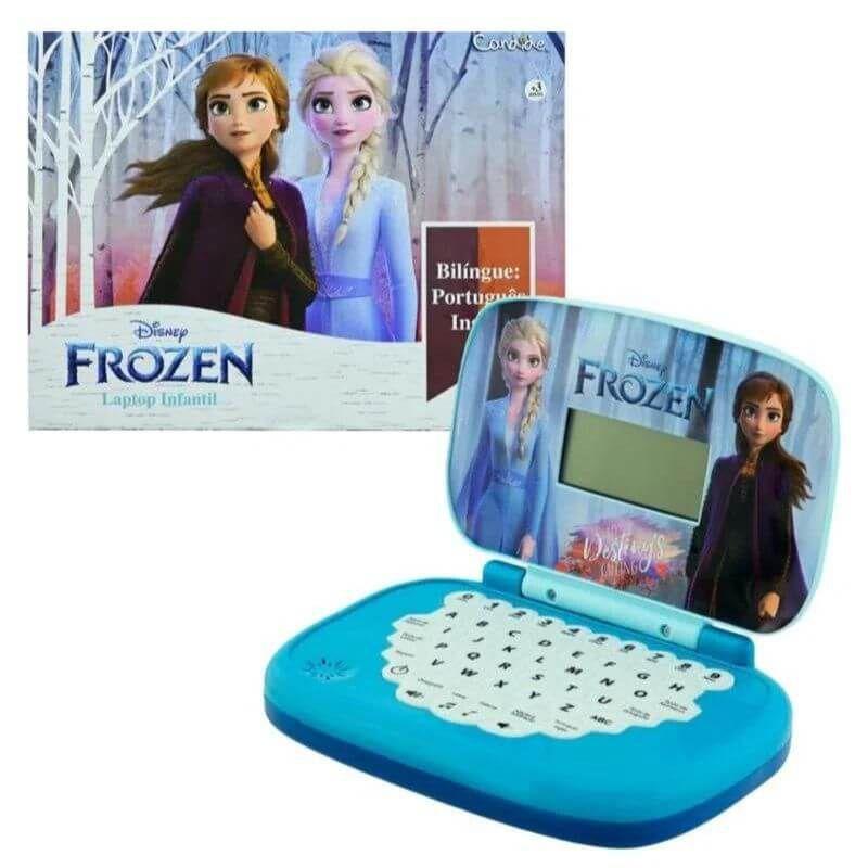 Laptop Da Frozen Bilingue Candide - Laptop / Notebook Infantil ...