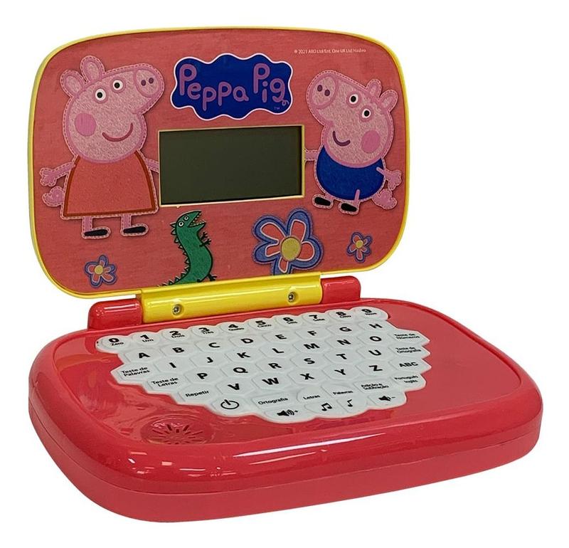Laptop Infantil para criança Bilíngue Peppa Bilíngue Candide - Laptop ...