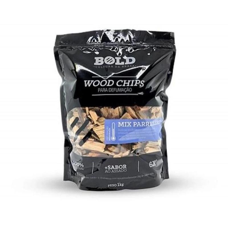 Lascas Lenha Para Defumação Mix Parrillero 1kg - Bold Brasa ...