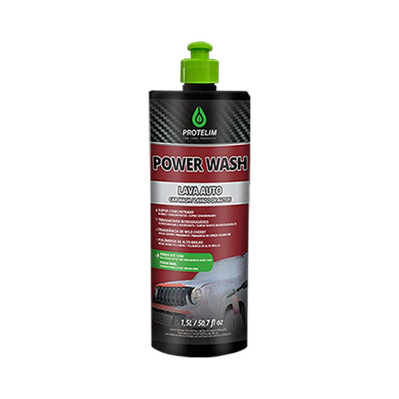 Lava auto shampoo neutro concentrado 1:500 power wash 1,5lt protelim ...