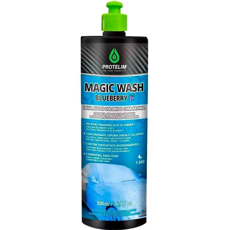 Lava Autos Protelim Blueberry Magic Wash com Aroma 500ml - Shampoo ...