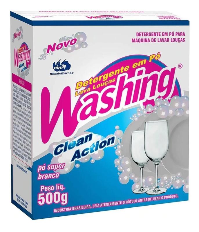 Lava louça washing 500gr - Clean Action - Detergente - Magazine Luiza