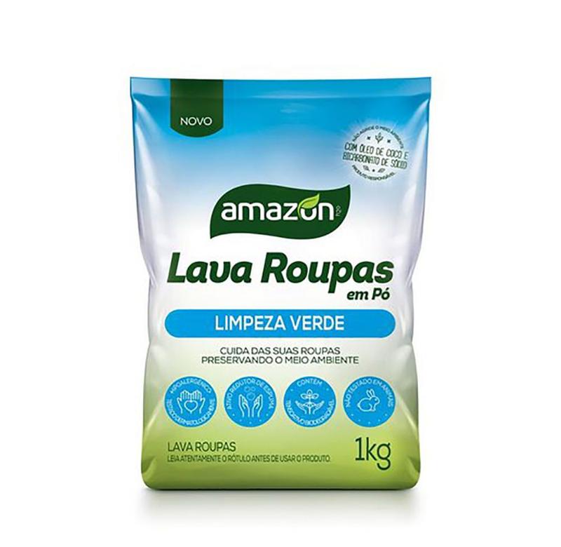Lava Roupa em Pó Amazon 1kg - Sabão em Pó - Magazine Luiza