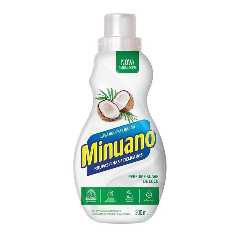 Lava Roupa Minuano Coco 500ml Embalagem com 12 Unidades - Albany ...