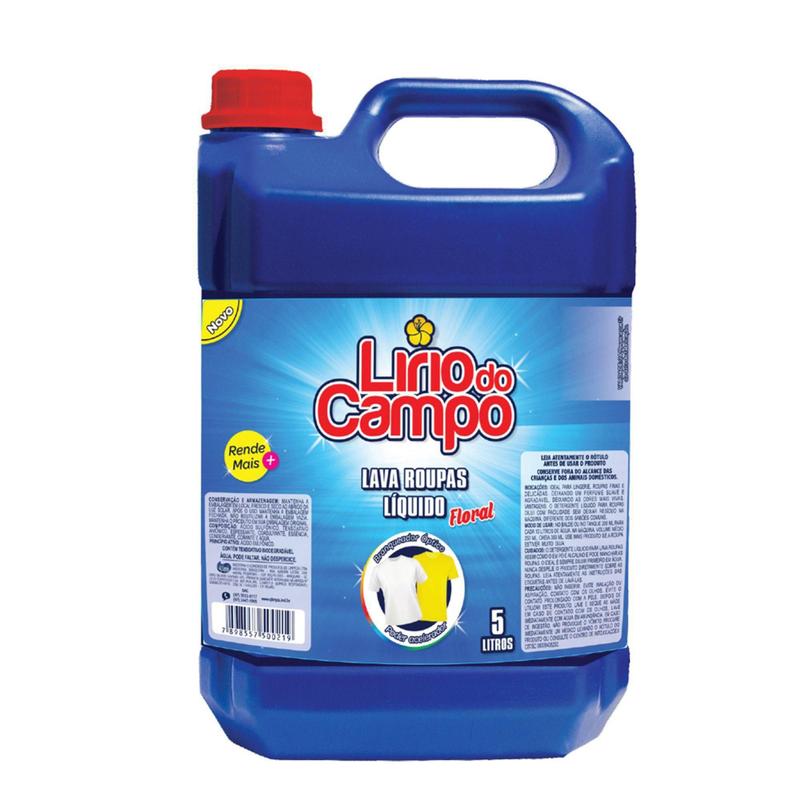 Lava roupas líquido Floral Lirio do Campo 5L - Sabão Líquido - Magazine ...