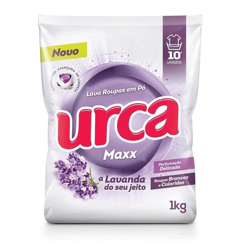 Lava roupas po urca maxx lavanda sache 1kg - Sabão em Pó - Magazine Luiza