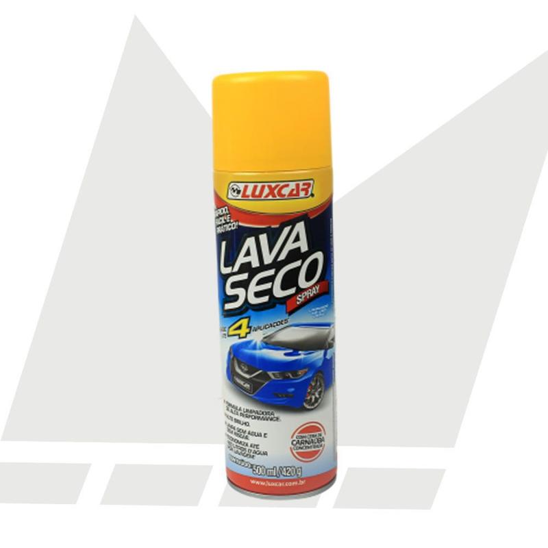 Lava Seco Spray Luxcar 500 ml - Limpeza Automotiva - Magazine Luiza