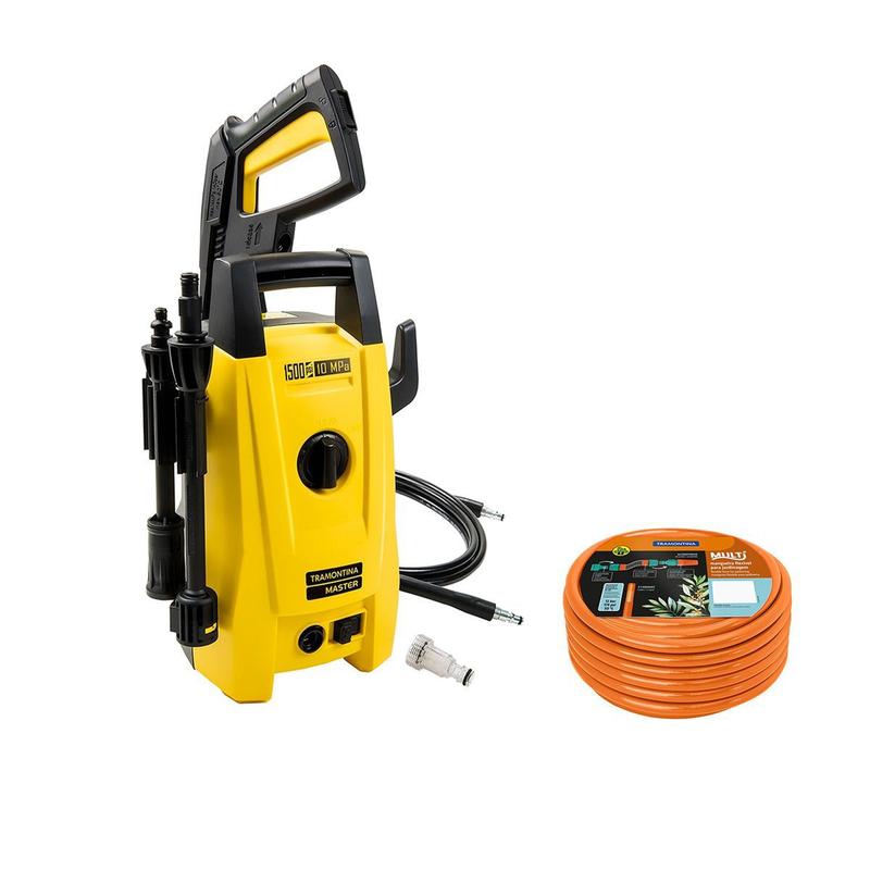 Lavadora Alta Pressão 1200W Tramontina 220V + Mangueira Jardim 30M ...