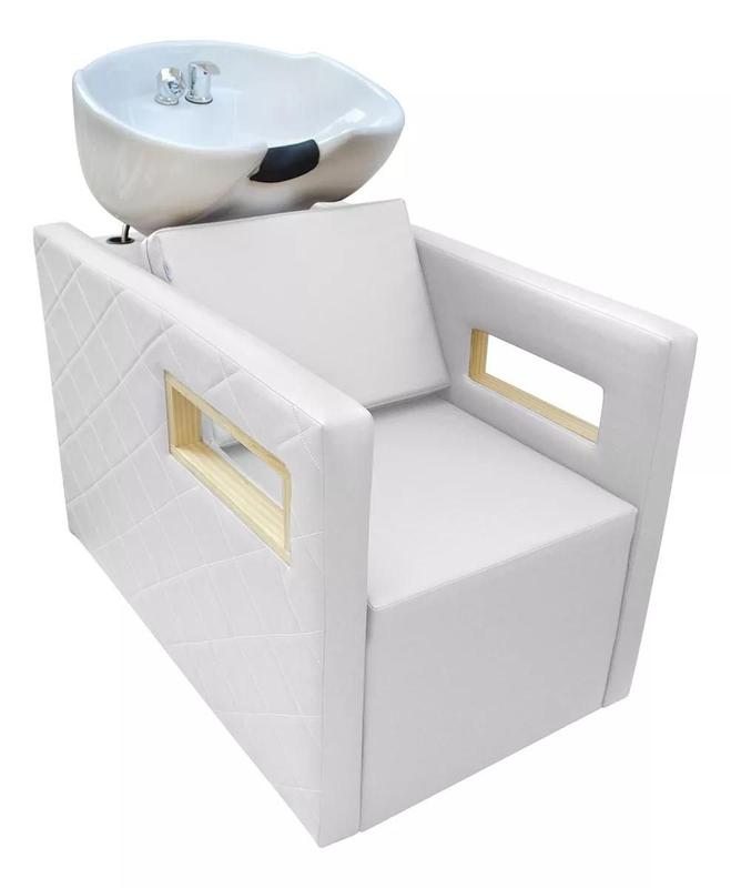 Lavatório Berlin Cuba De Louça Para Salão Barbearia Spa - Branco ...
