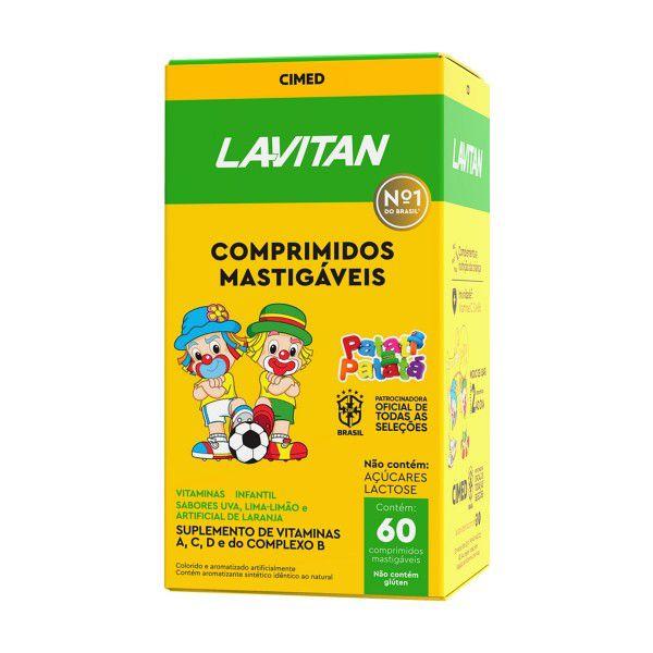 Lavitan Kids Sabor Uva, Lima-Limão e Laranja Com 60 Comprimidos ...