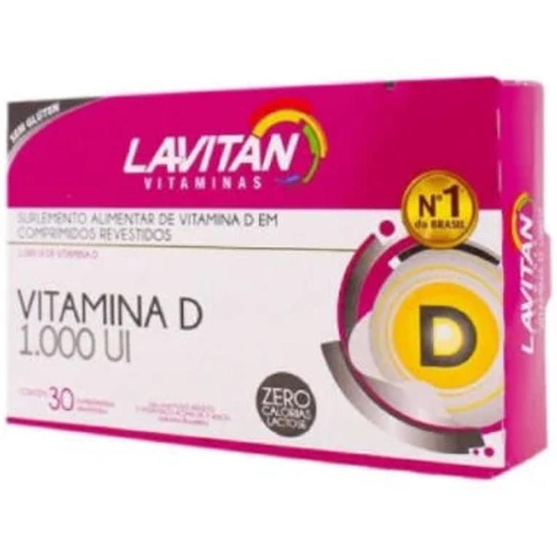 Lavitan Vitamina D 1000 UI 30 comprimidos - Cimed - Vitaminas A-Z ...