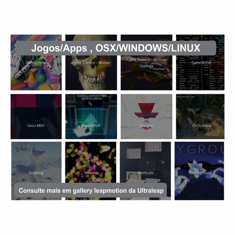 Leap Motion Controller Sensor Movimentos 3D Jogos App - Ultraleap ...
