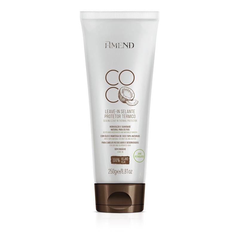 Leave-in Amend Coco Selante Protetor Térmico 250g - Leave in Capilar ...