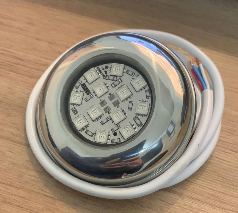 Led Alpha Inox 9w RGB - COMEX - Refletor - Magazine Luiza