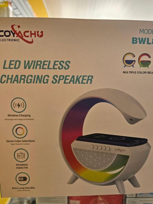 Led Wireles Charging Speaker - Couach - Caixa de Som Bluetooth ...