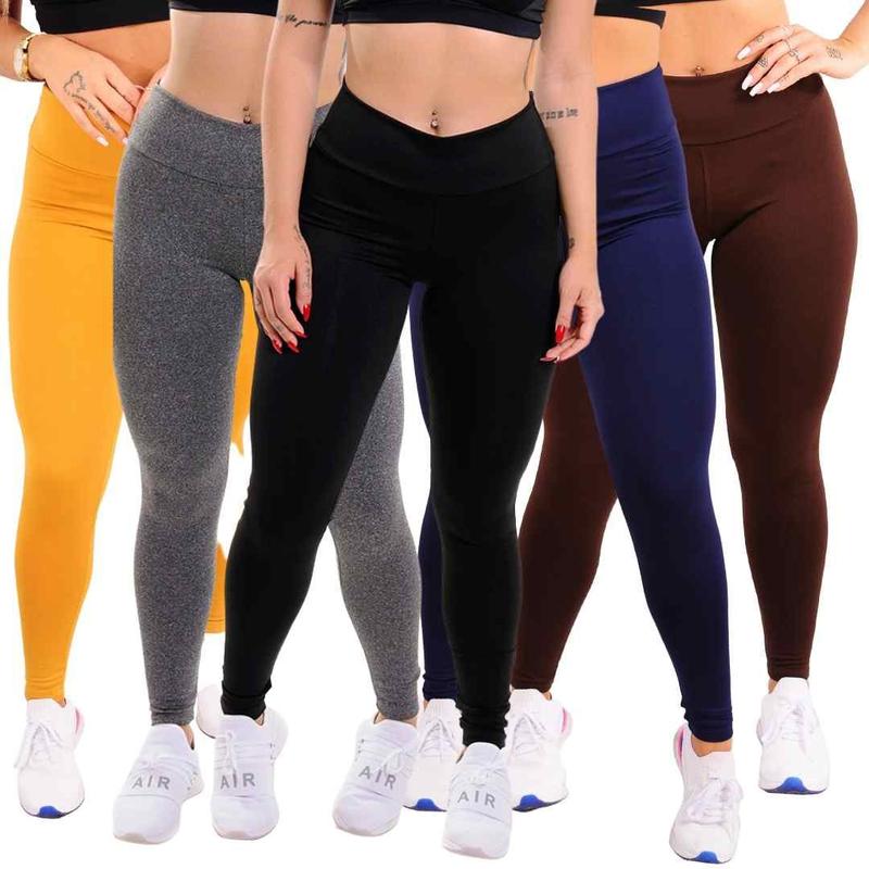 Legging Flanelada Calça Leg Ftiness Suplex Peluciada Por Dentro Costura ...