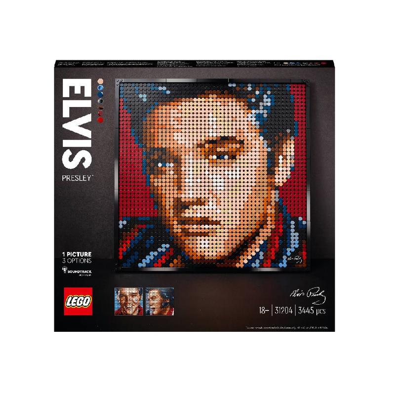 Lego Art Elvis Presley O Rei 3445 Peças 31204 - Brinquedos de Montar e ...