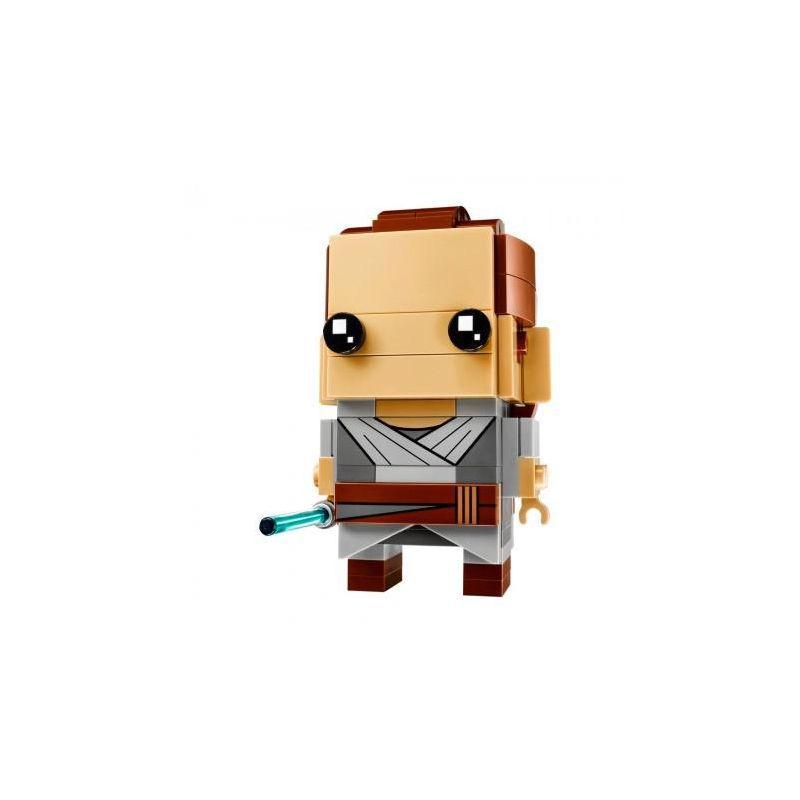 Lego Brinquedo Star Wars Brick Headz Rey 41602 - Brinquedos de Montar e ...