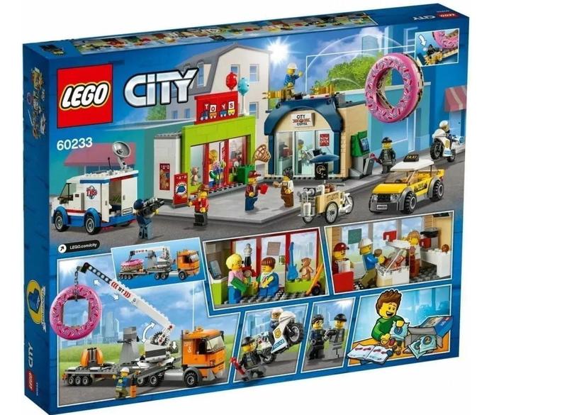 Lego City 60233 - Inauguracao de Loja de Donuts - Brinquedos de Montar ...