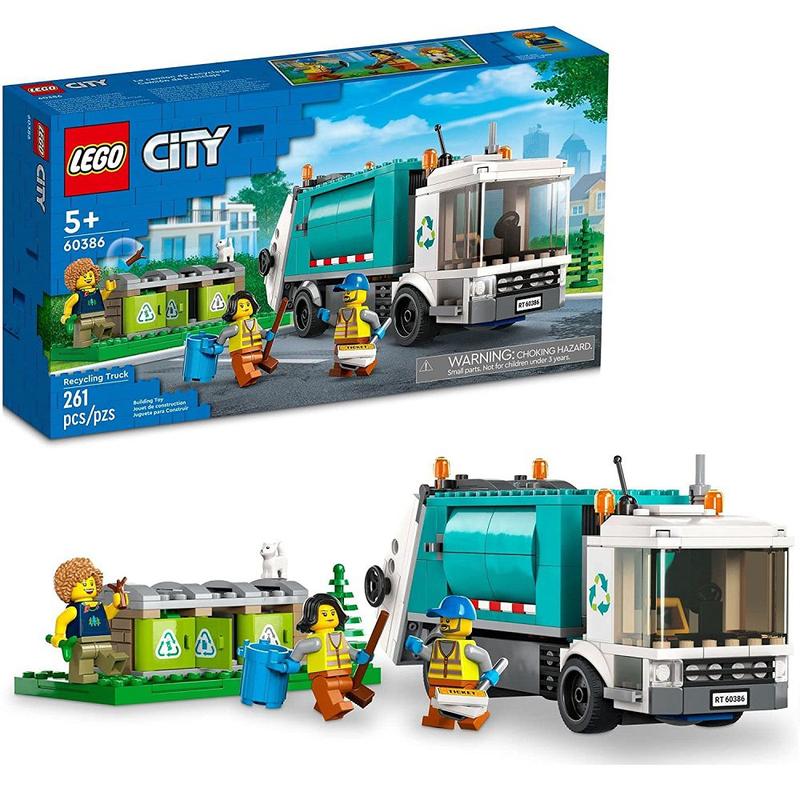 Lego City Caminhão de Reciclagem 60386 - Brinquedos de Montar e ...