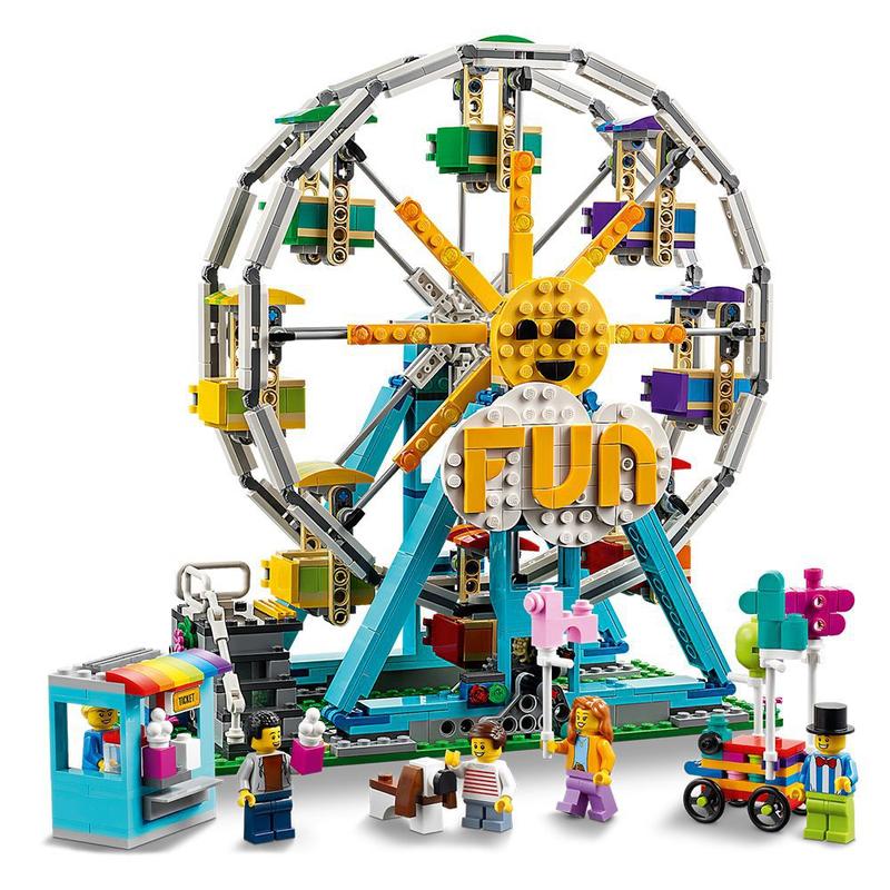Lego Creator Roda-Gigante 3 em 1 Porquinho Divertido 1002 Pçs ...