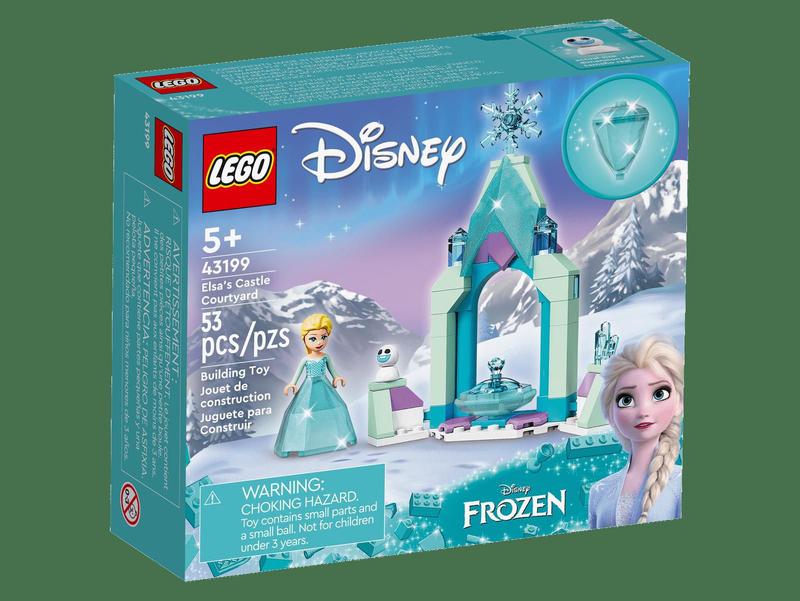 LEGO Disney - Pátio do Castelo da Elsa - 43199 - Brinquedos de Montar e ...
