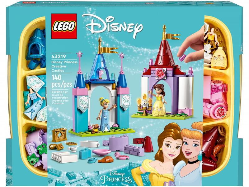 LEGO Disney Princess Castelos Criativos 140 Peças - 43219 - Brinquedos ...