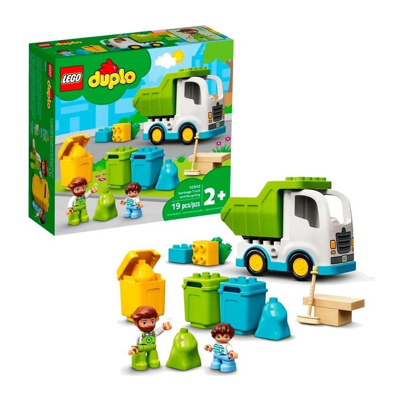 Lego Duplo Caminhao do Lixo Reciclagem 10945 - Brinquedos de Montar e ...