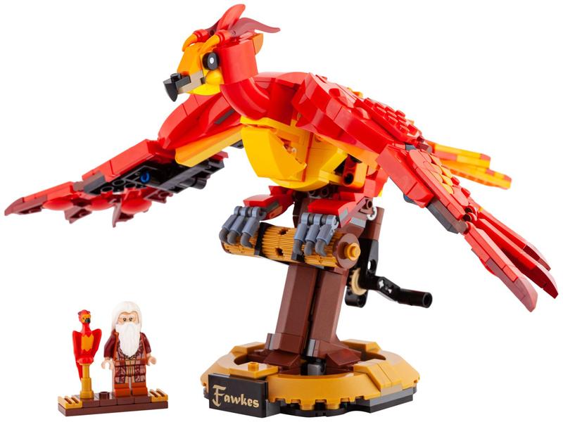 LEGO Harry Potter Fawkes, A Fênix de Dumbledore - 597 Peças 76394 ...