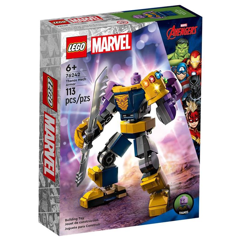 Lego Marvel Armadura Robô do Thanos 76242 - Brinquedos de Montar e ...