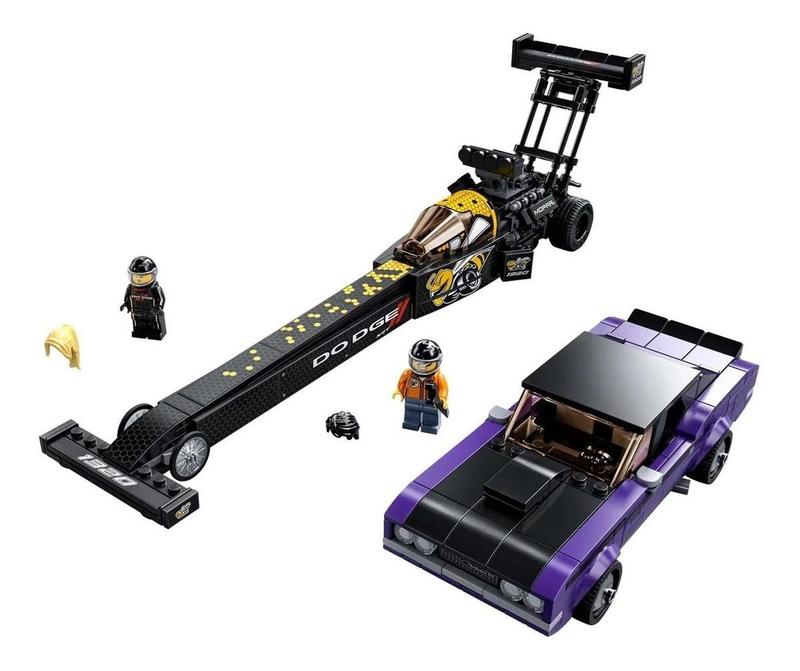 Lego Mopar Dodge Srt Dragster E 1970 Challenger T/a 76904 - Brinquedos ...