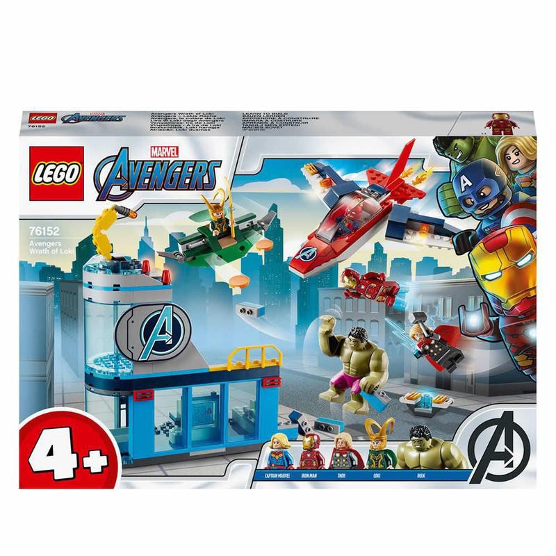 Lego Super Heroes Lego Vingadores A Ira De Loki - 76152 - Brinquedos de ...