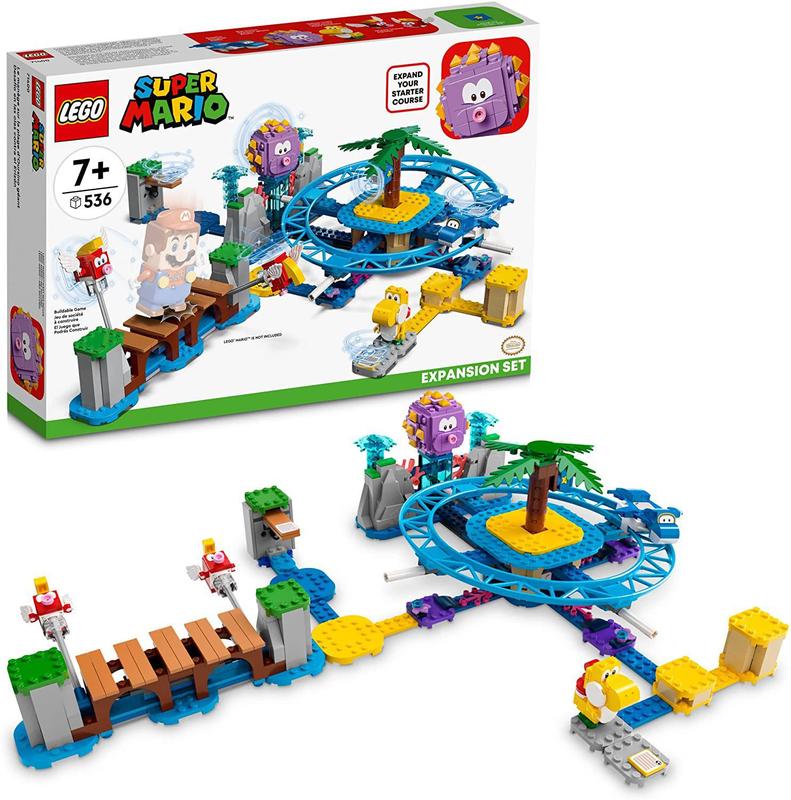 LEGO Super Mario - Pacote de expansão - Passeio de Praia do Ouriço ...