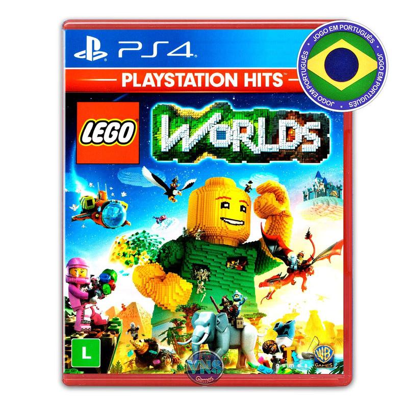 LEGO Worlds - PS4 - Warner Bros. - Jogos de Aventura - Magazine Luiza