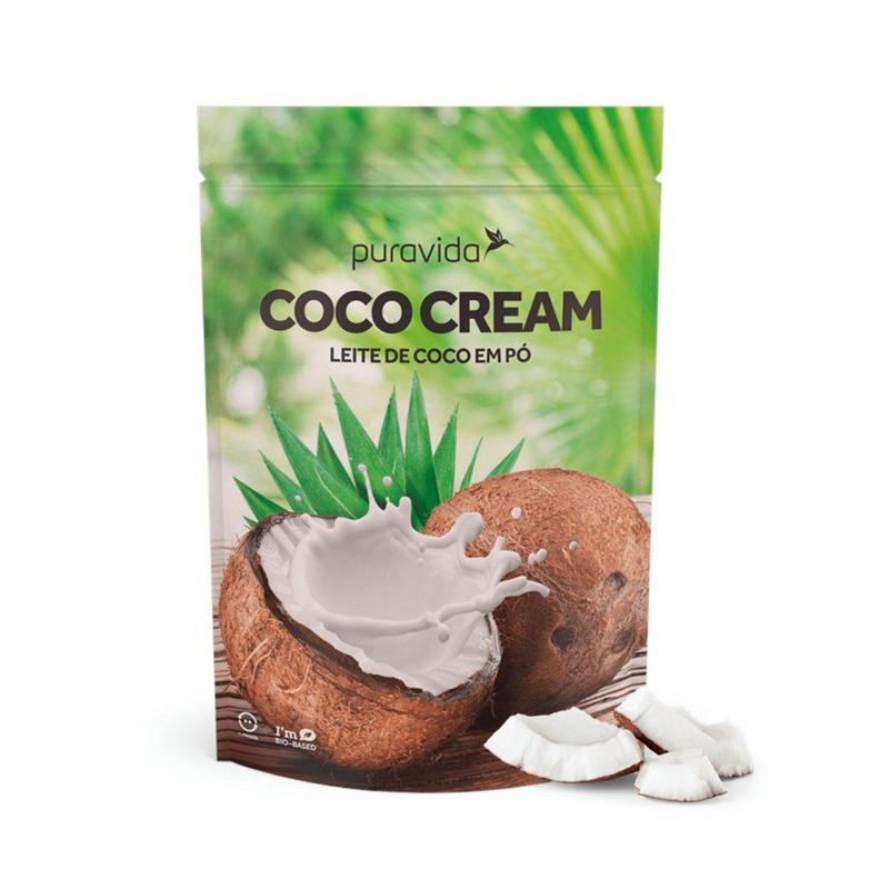 Leite de coco em po coco cream puravida 1kg - Leite de Coco - Magazine Luiza