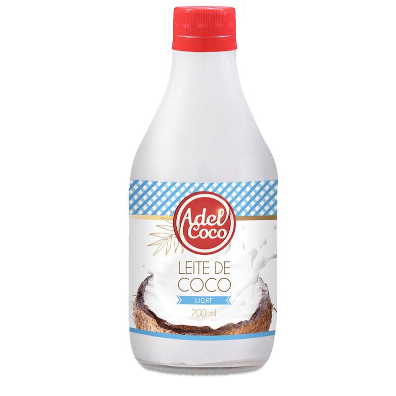 Leite de coco light 200ml - Adel Coco - Leite de Coco - Magazine Luiza